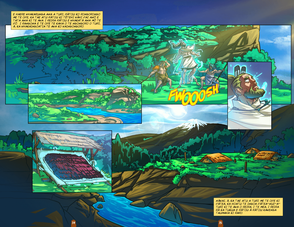 Turi: Of the Aotea Waka Māori Graphic Novel - Maui Studios Aotearoa